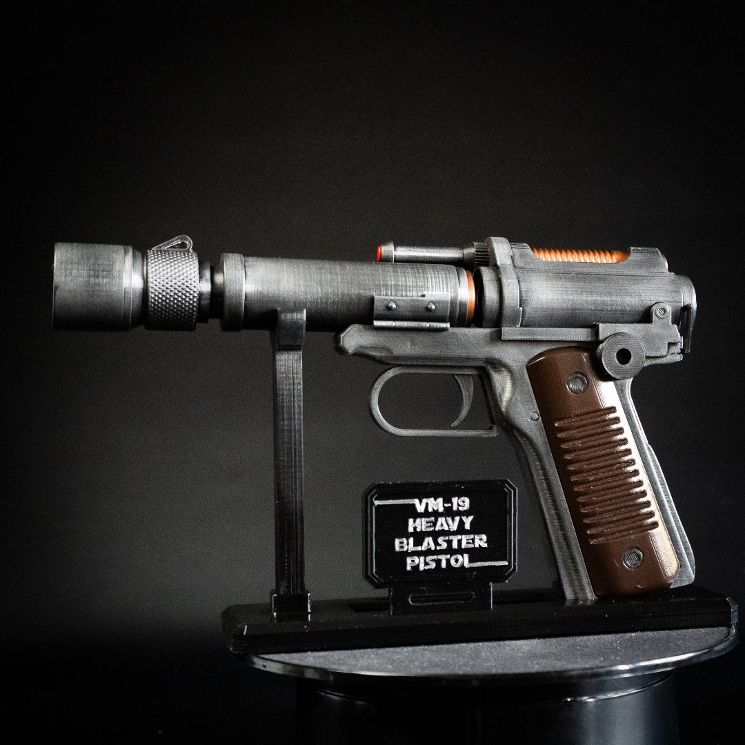 Star Wars Outlaws Kay Vess VM-19 heavy blaster pistol – 3DPrintProps